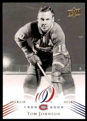2009-10 Centennial Set Tom Johnson Montreal Canadiens #15 | eBay