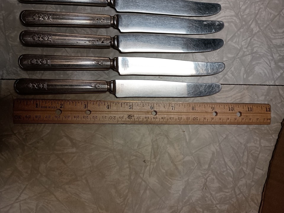 Wm A Rogers A1 Plus Oneida Ltd 1938 ROSALIE PATTERN 22 Pc Silver Plate ...