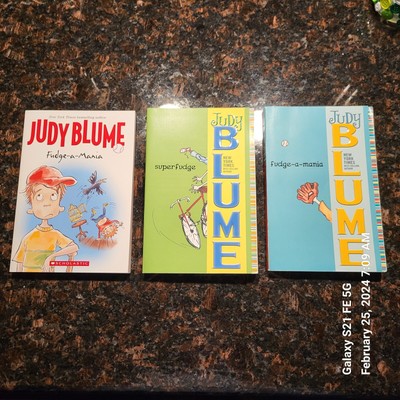 Judy Blume Lot ~ Double Fudge A Mania & Superfudge | eBay