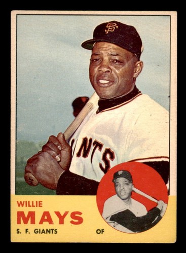 1963 Topps Baseball #300 Willie Mays VG/EX *e2 | eBay