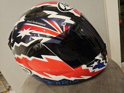 Arai Quantum II Replica Doohan ok Jubilee Street Bike Helmet like new ...