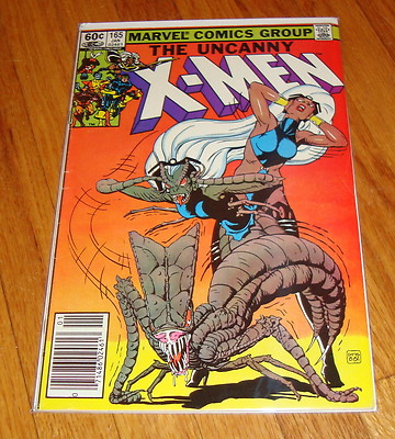 Uncanny X-Men #165 Newsstand Variant Edition 1st Print Chris Claremont ...