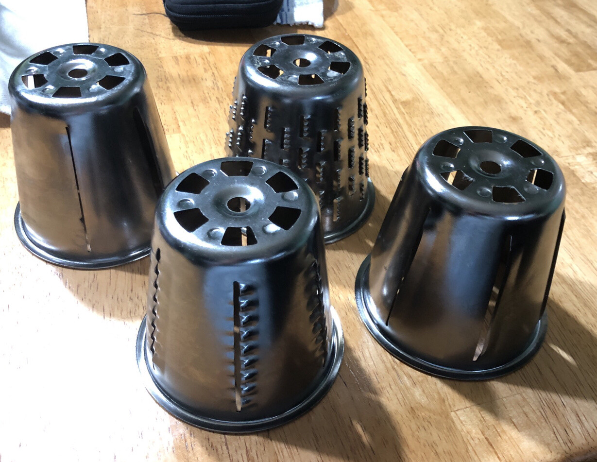 Lot Of 4 Kitchenaid Rotary Slicer Grater Shredder Cone Parts for Mixer ...