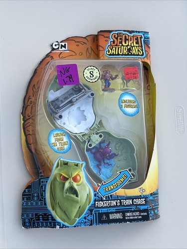 The Secret Saturdays Fiskerton's Train Chase Figure Set New Box Dmg | eBay