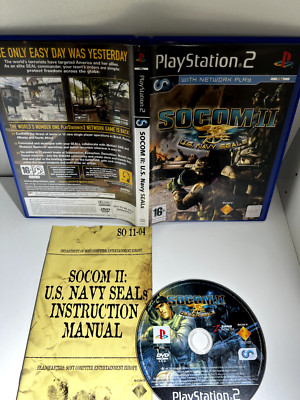 SOCOM II PlayStation 2 Game (PS2) - With Manual - FREE SHIPPING | eBay UK