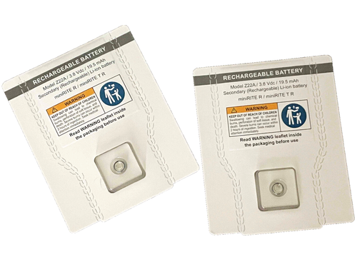 2xOTICON Rechargeable battery miniRITE R/MiniRITE TR, Model Z22A - USA ...