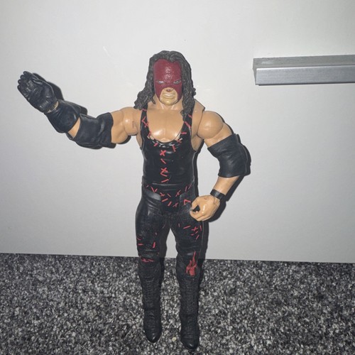 Kane Wwe Mattel Basic Series Wrestling Figure Posable- Rare Action ...