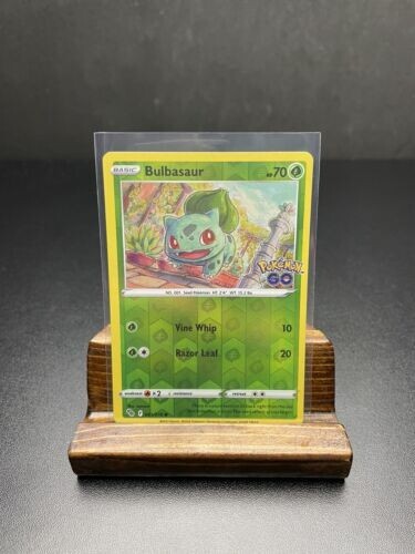 Bulbasaur Reverse Holo Pokemon Card Pokemon Go 001/078 | eBay