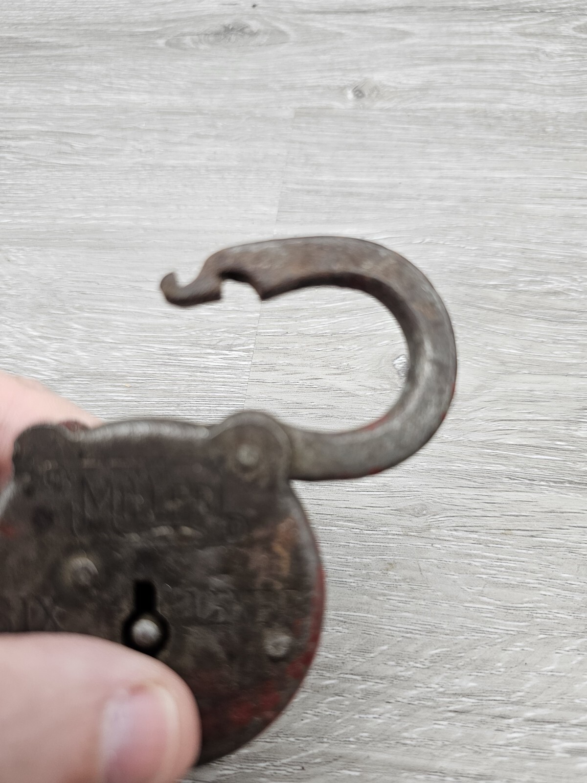Vintage Miller Six Lever Lock No Key Padlock Antique | eBay