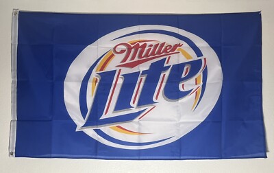 3’ X 5’ Miller Lite Flag Taste Great Less Filling Mancave Garage | eBay