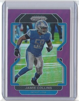 JAMIE COLLINS 2021 Panini Prizm PURPLE #152 LIONS 066/125 | eBay