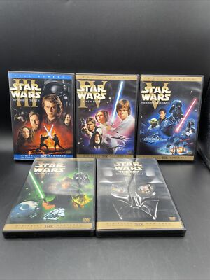 Star Wars DVDs III, IV, V, VI, Bonus Material Very Nice Condition | eBay