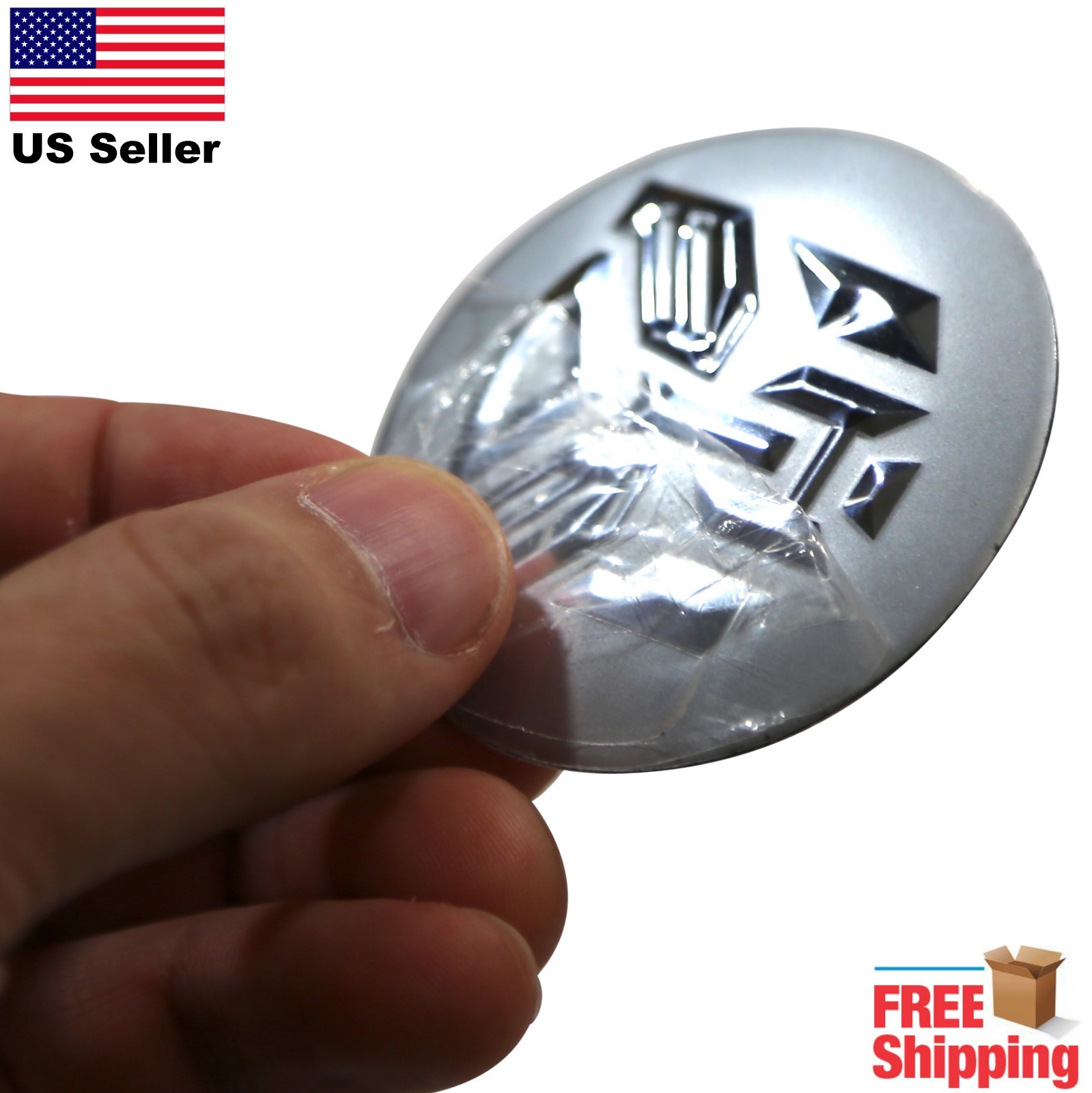 DOME SHAPE 3D Metal Optimus Prime Transformers Auto Sticker Decal ...