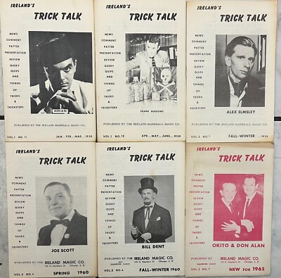 IRELAND'S TRICK TALK Book Lot of 6 MAGIC,TRICKS,GAGS-RARE! | eBay