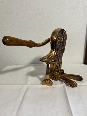 Heavy Vintage-Style Vintner Wine Bottle Opener – Clamp-On Brass ...