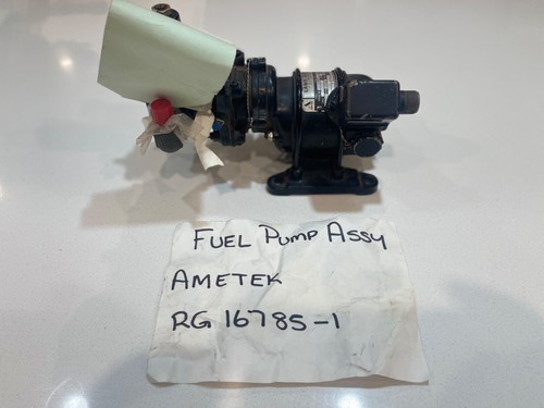 BELL 206 fuel pump RG16785-1 AMETEK rolls Royce c20 Allison c20 ...