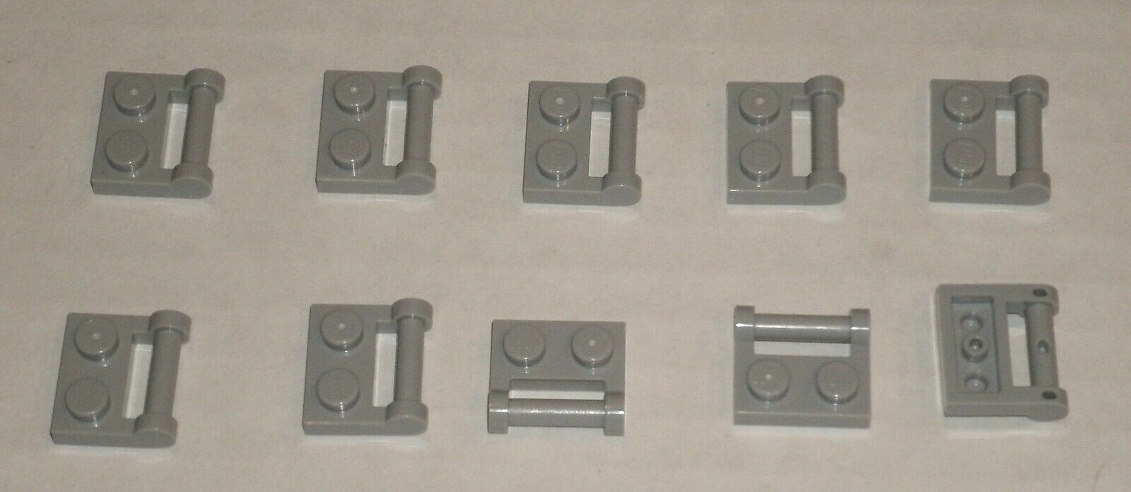 LEGO NEW 1x2 Light Bluish Grey Plate Handle On Side (10x) 4244627 Brick ...