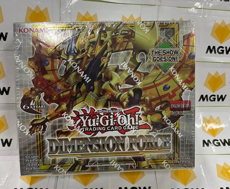 Yu Gi Oh! Dimension Force English 1st Ed Booster Box Factory Sealed | eBay