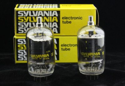 New Qty 2 SYLVANIA 6JB6 Matched Pair Grey Plates O Getter USA NOS ...