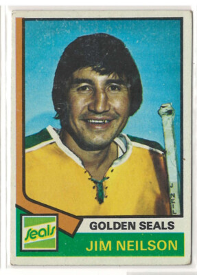 1974-75 Topps Hockey #109 Jim Neilson CALIFORNIA GOLDEN SEALS | eBay