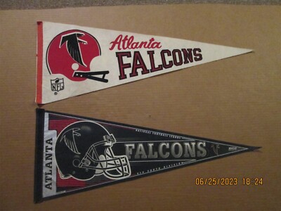 NFL Atlanta Falcons Vintage 1970's 2 Bar Helmet & 1990's 3 Bar Facemask ...