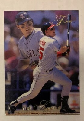 TIM SALMON 1993 Fleer Flair Rookie Card # 177 RC ANGELS | eBay