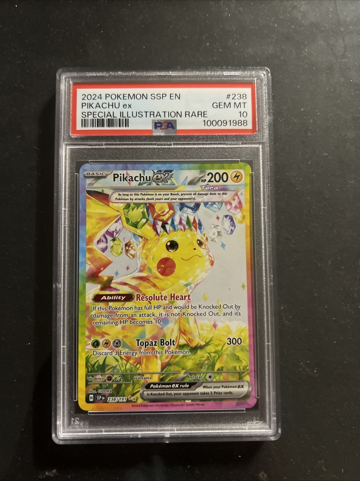 Pikachu ex 2024 Scarlet & Violet: Surging Sparks #238/191 Special ...