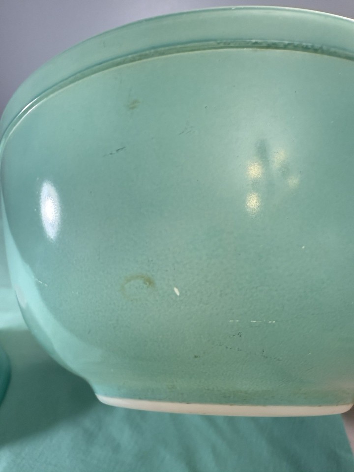 Pyrex Robin's Egg Blue Turquoise Nesting Mixing Bowls 401 & 403 | eBay