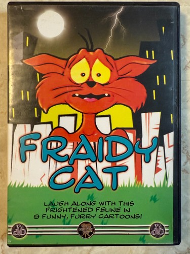 Fraidy Cat (DVD, 2004) – 9 Classic Cartoons Featuring the Scaredy Cat ...