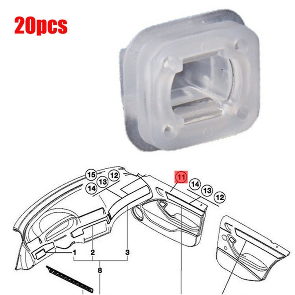 Interior Moulding Clip 07149158194 Door Retainer Moulding Clip Brand ...
