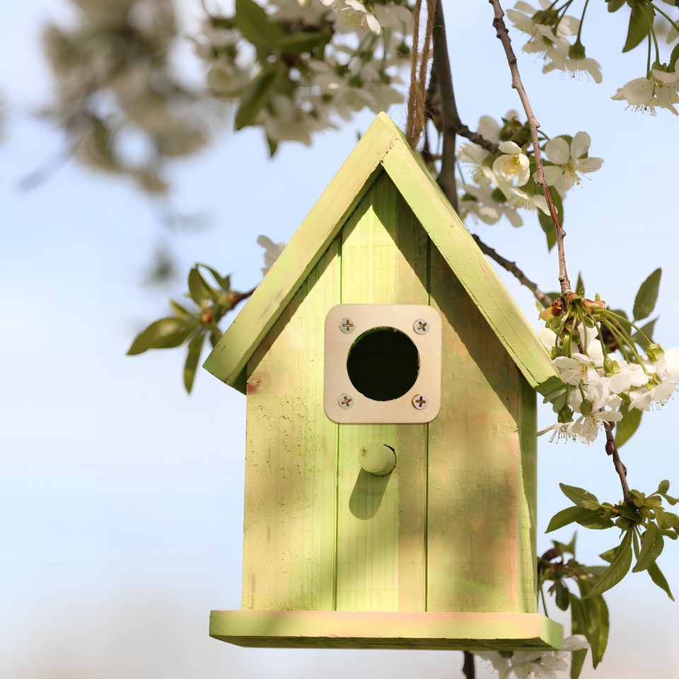 8 Pcs Bird House Predator Guard Birdhouse Hole Protectors Entrance ...