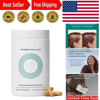 Women's Balance Hair Growth Supplements, Ages 45 and Up,120 Count Free ...