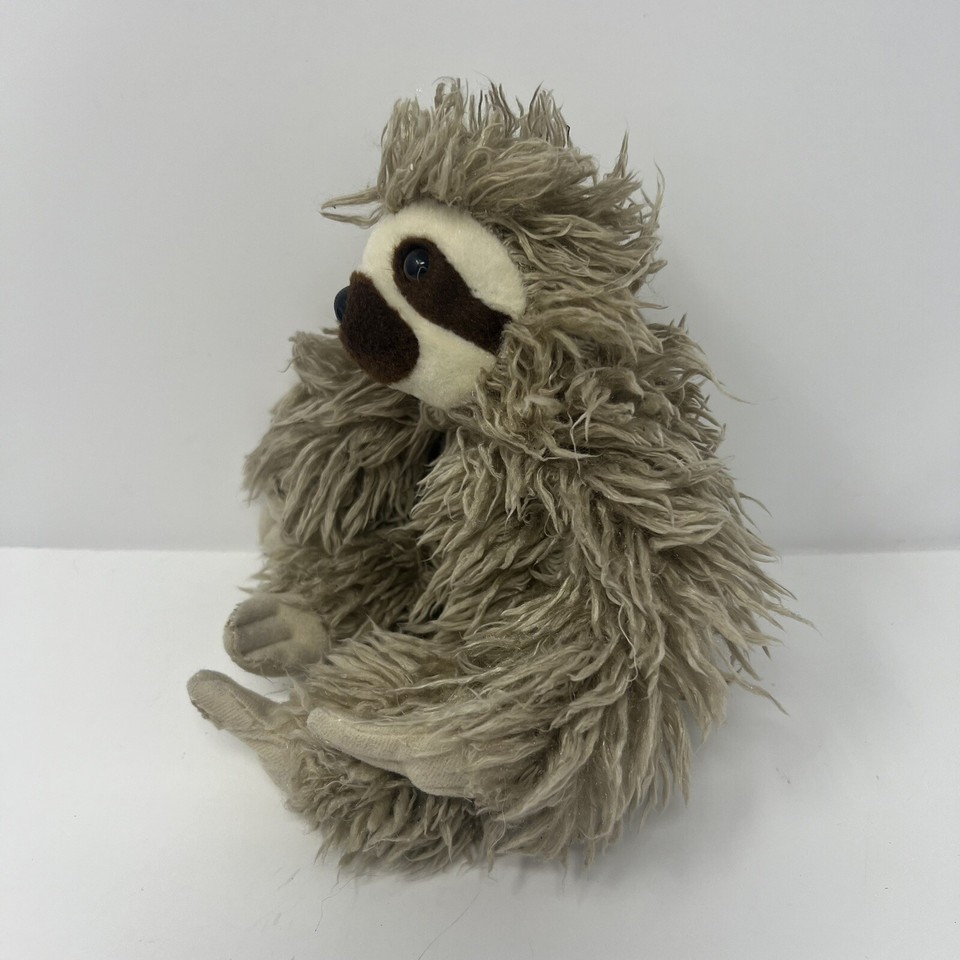 Wild Republic Sloth Mini Beanie bean Plush Stuffed Animal Furry Soft ...