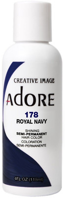 Adore Semi Permanent Hair Color, 178 Royal Navy 4 oz | eBay