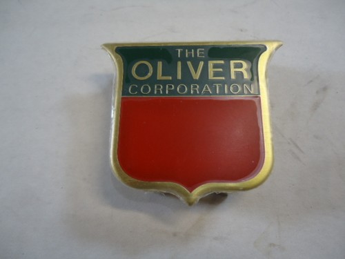 NEW Brass Front Emblem 2 Color for Oliver Super 88 55 66 77 44 99 OC6 ...