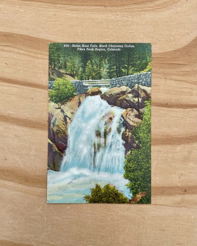 Vintage Helen Hunt Falls Colorado Postcard - 609 Rare Collectible ...
