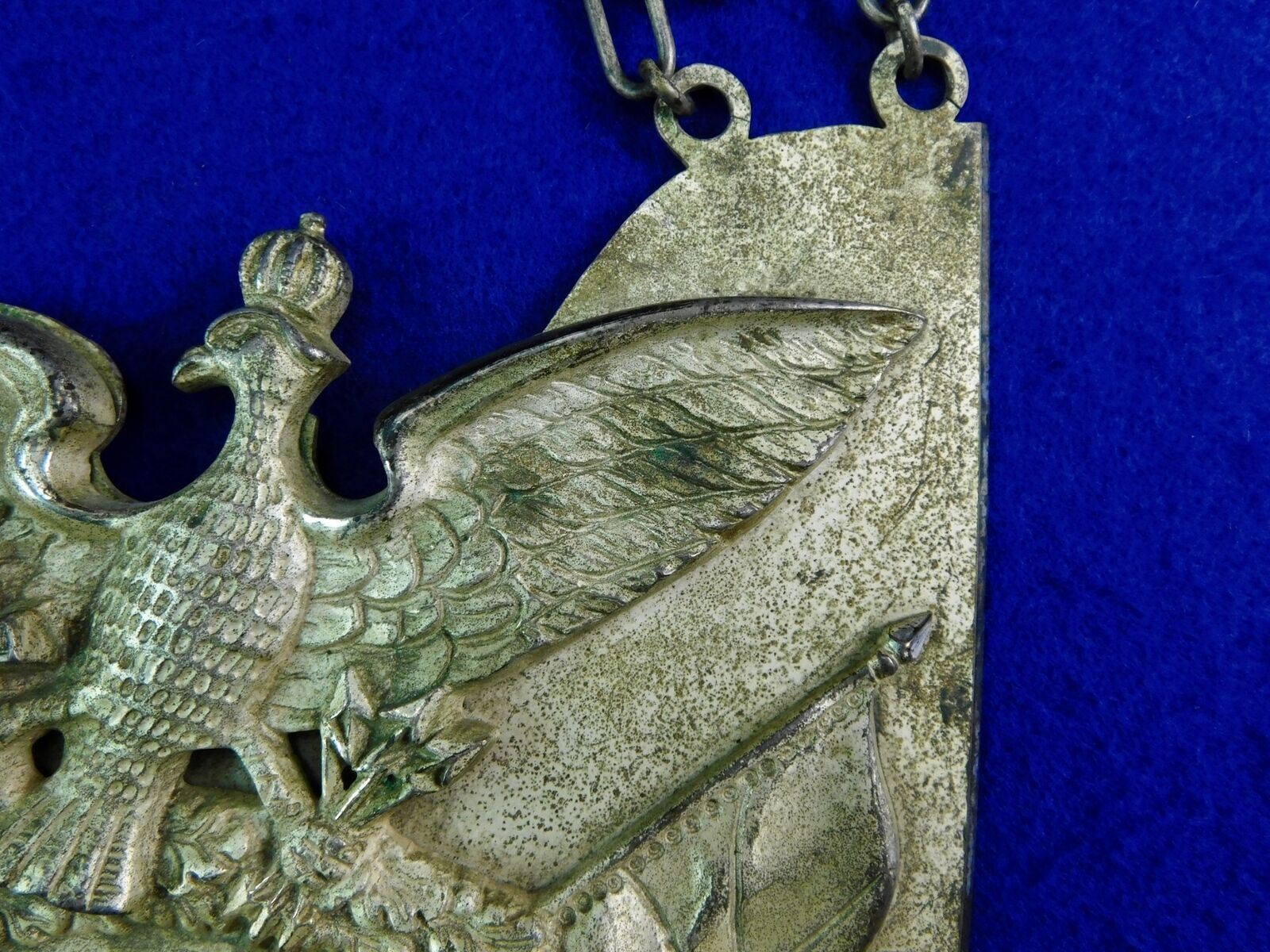 German Germany Antique WW1 Veteran Gorget Plate Badge Medal | eBay