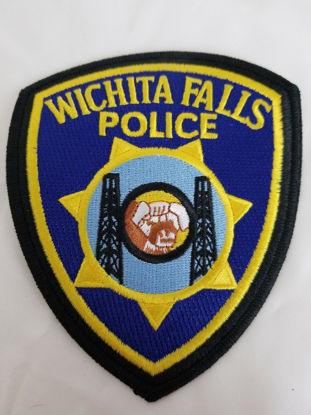 Wichita Falls Texas Police uniform shoulder Patch New 4.5 inch ...