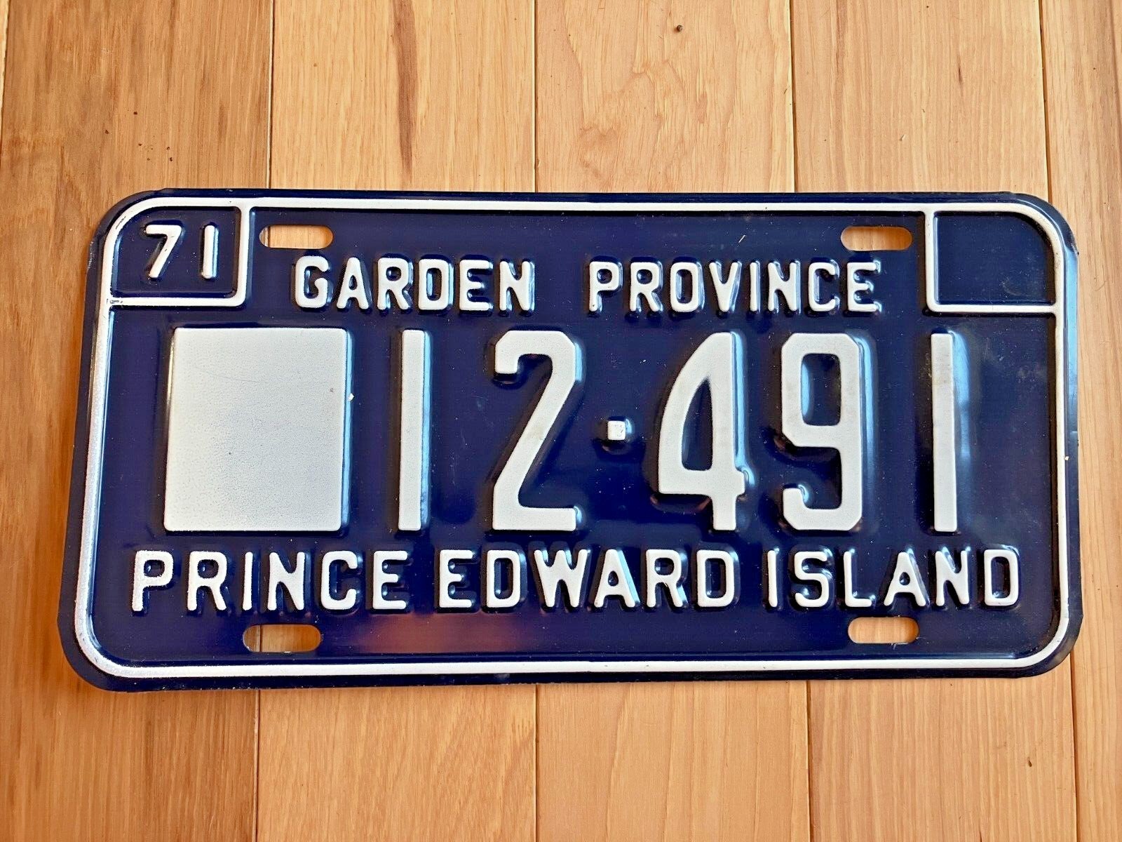 1971 Prince Edward Island License Plate | eBay