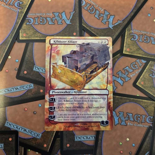Killdozer Ablaze Magic The Gathering Card - Mtg Planeswalker ...