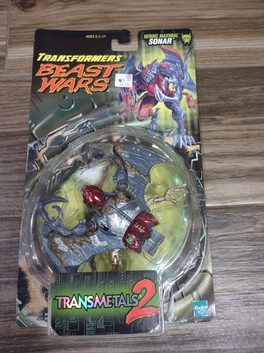 1998 Transformers Beast Wars Transmetals 2 Sonar Bat Heroic Maximal ...