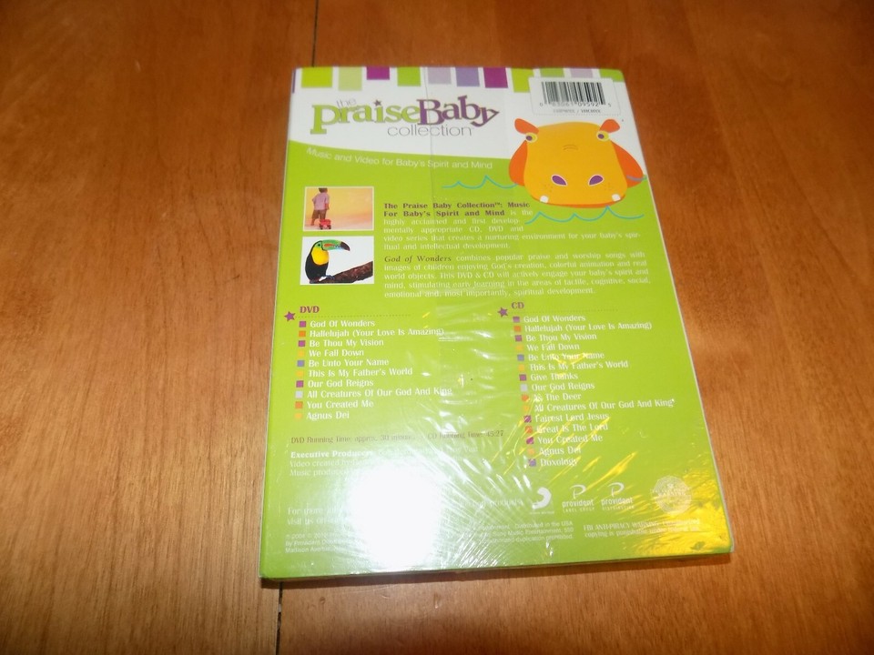THE PRAISE BABY COLLECTION DELUXE EDITION Toddler Christian Music DVD ...