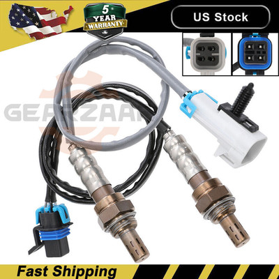 2Pcs Oxygen Sensor O2 Upstream +Downstream Fit For 2006-2011 Chevrolet ...