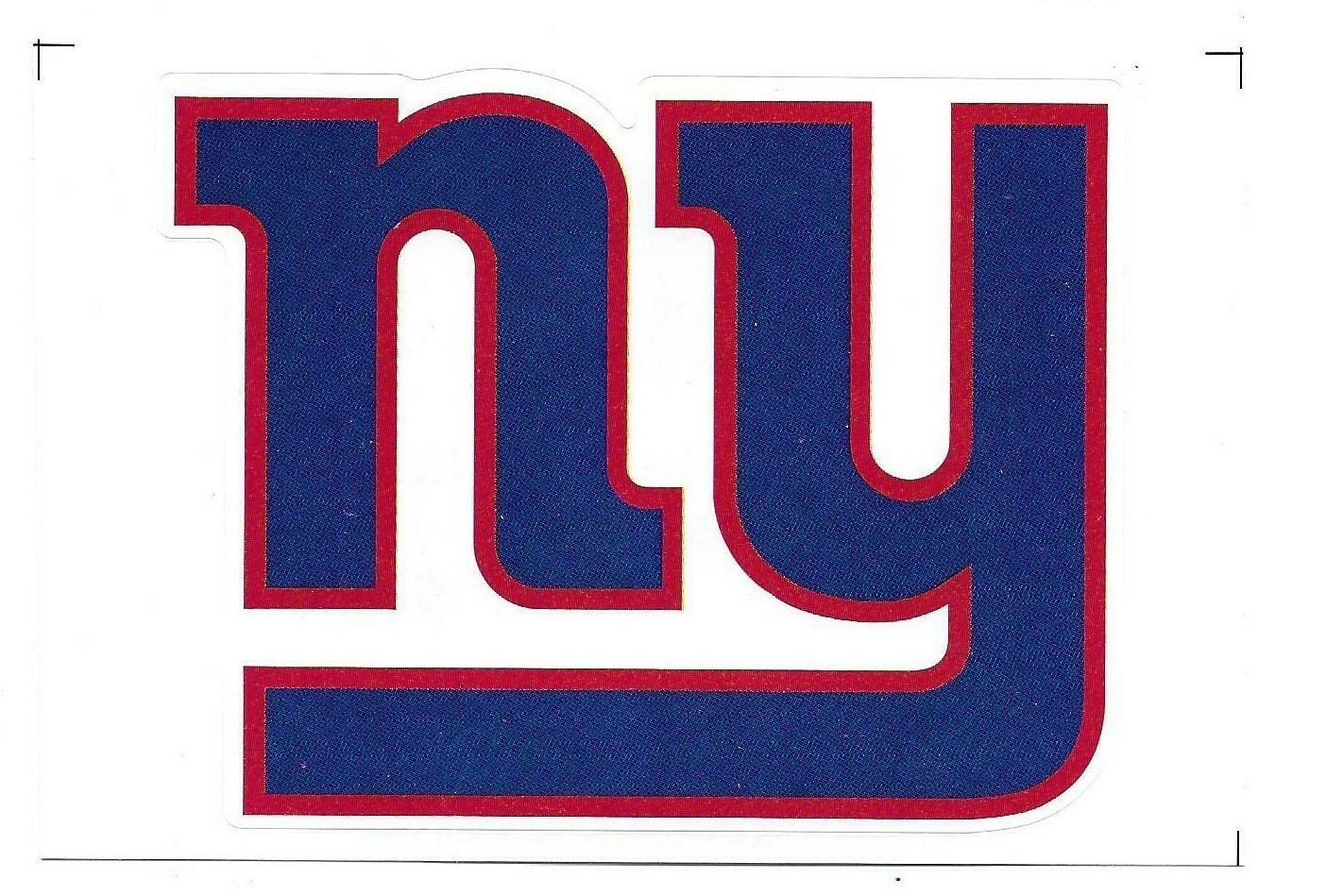 (18) New York Giants NFL Logo Vending Machine Stickers | eBay