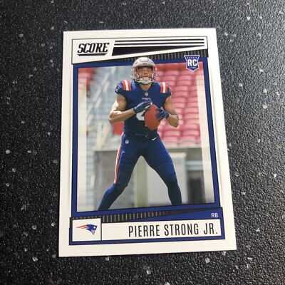 Pierre Strong Jr. RC 2022 Panini Score Football #337 NFL New England ...