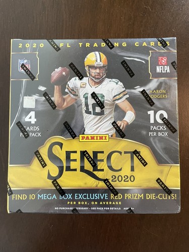 2020 Panini Select Football NFL Mega Box New Unopened Factory Sealed ...