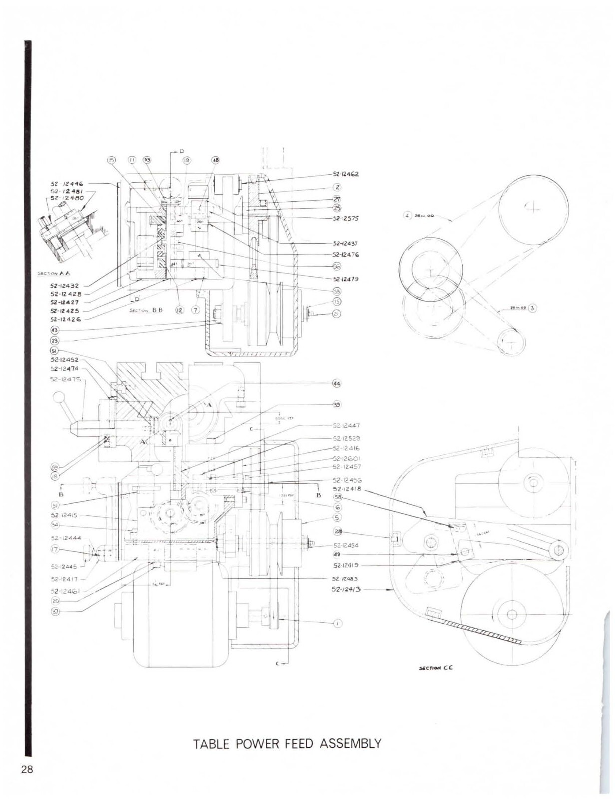 602 Vertical Milling Machine Instructions Maint Manual Fits Ex-Cell-O ...