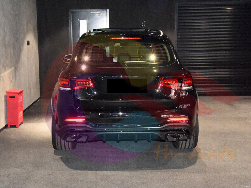 Black Rear Middle Bumper Molding Trim For Mercedes C253 GLC Coupe 2020 ...