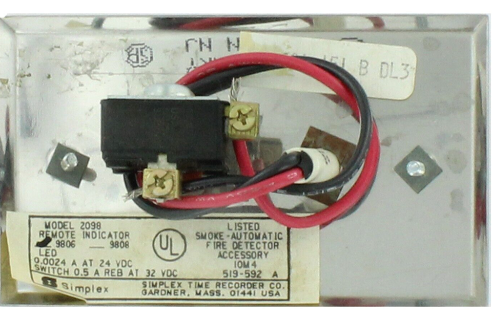 1 Pc Simplex 2098-9806 Remote LED Indicator Light Stainless Steel Alarm ...