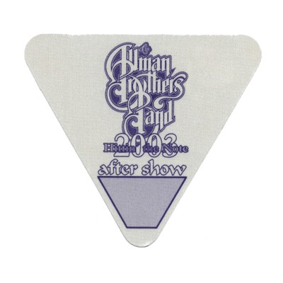 Allman Brothers 2003 Hittin' the Note Concert Tour Backstage Pass | eBay